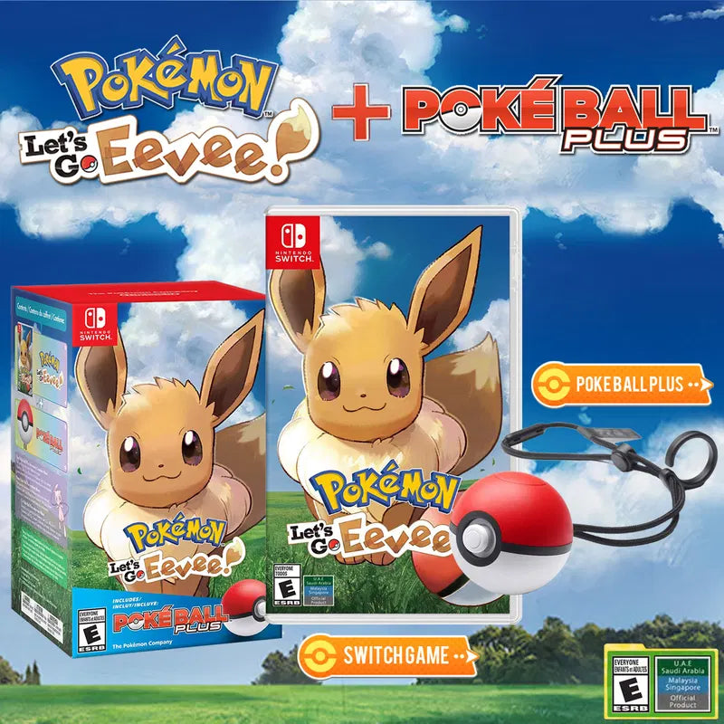 Pokemon Let's Go Eevee [Poke Ball Plus Bundle][Loose] – Nintendo Switc