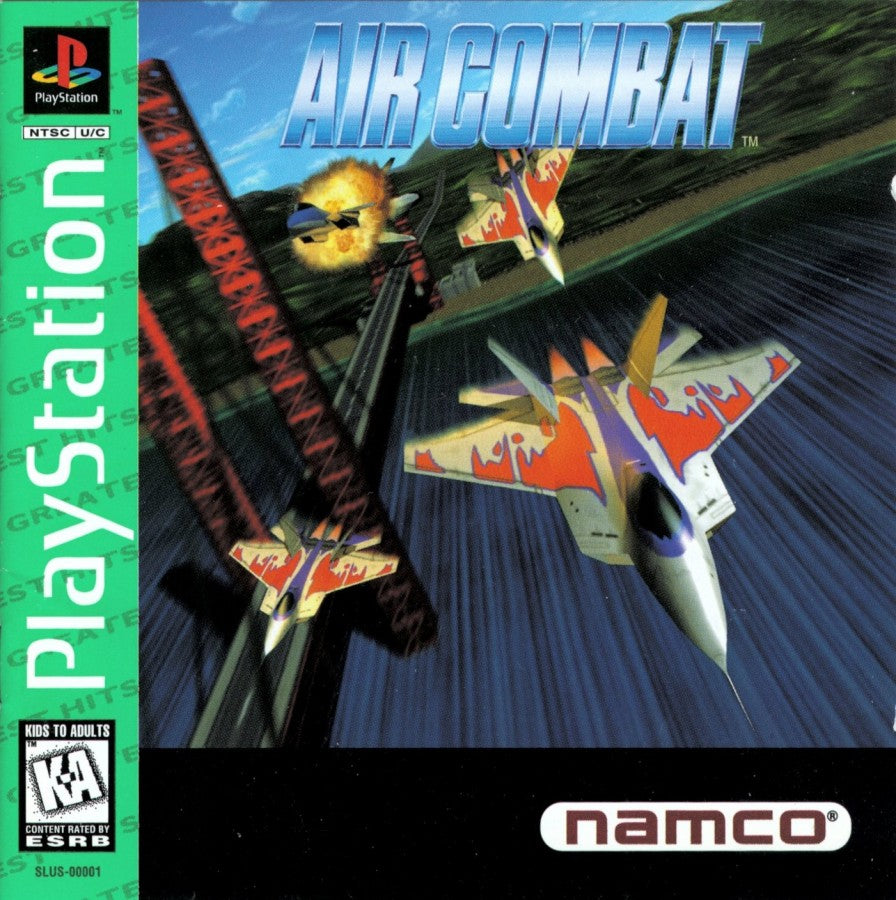 Air Combat [Greatest Hits] – PlayStation 1 (PS1) | Flight Combat Video Game