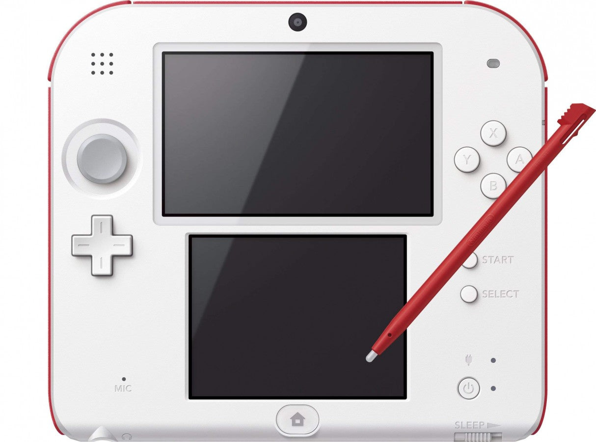 Nintendo 2DS Handheld Console (2DS) White/Red