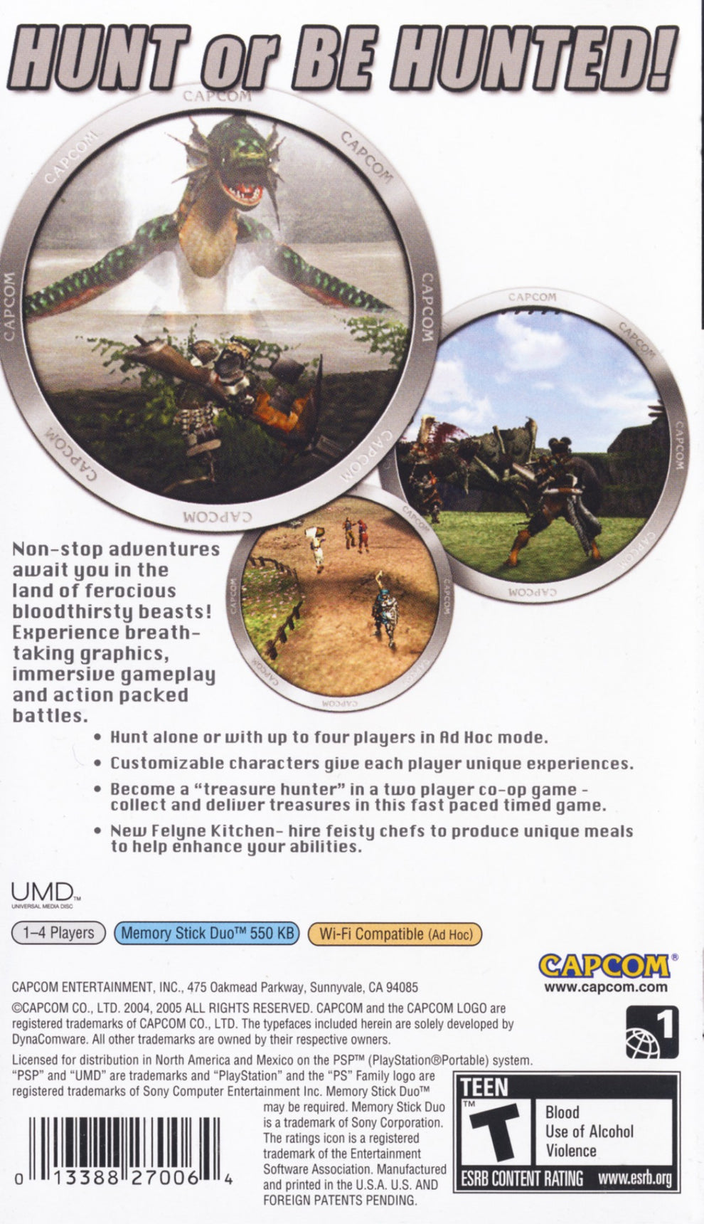 Monster Hunter: Freedom – PlayStation Portable (PSP)